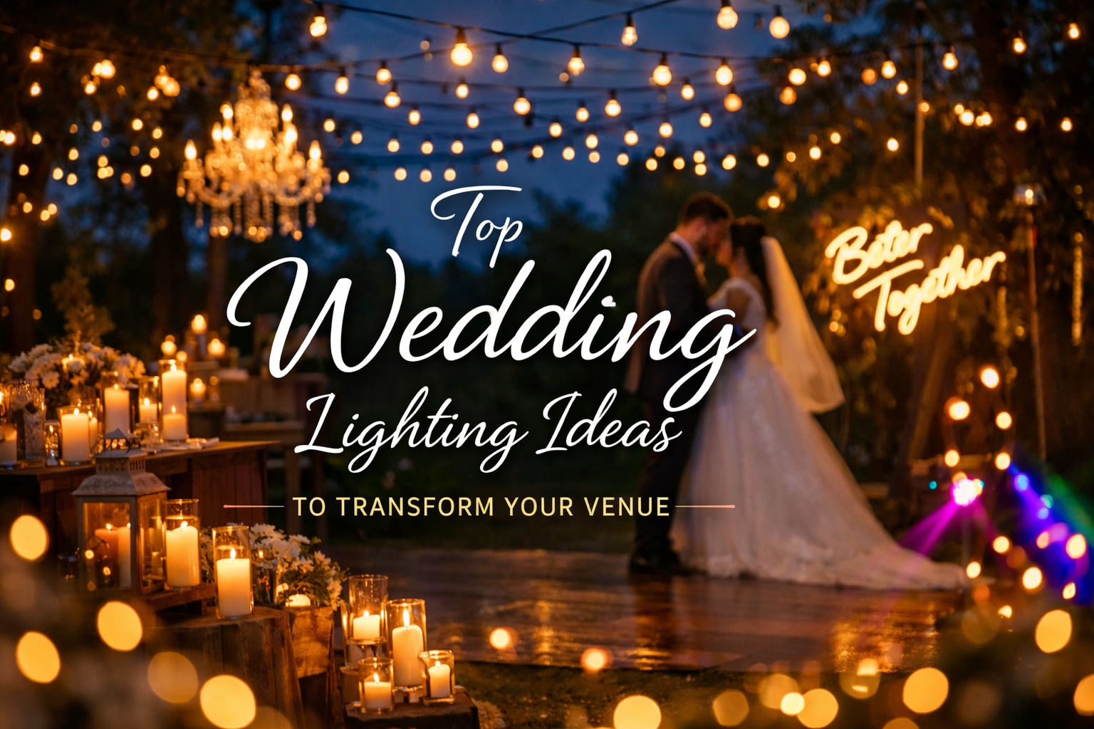 Best Wedding Lighting Themes to transform your venue - Famous Stage ...